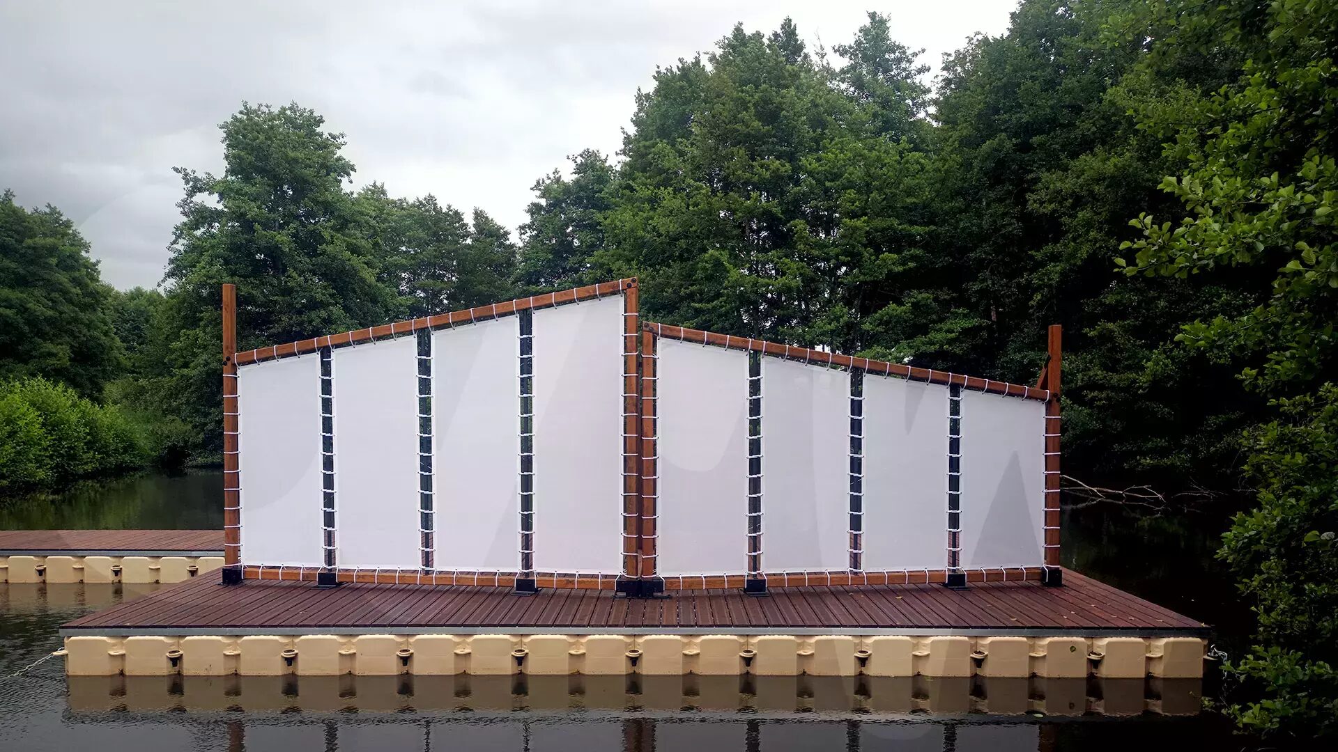 Natura Lumen, le MAPPING de cet été sur le site naturel des OZIÈRES — DreamWall